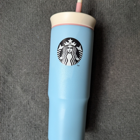Starbucks | Dining | Starbucks Asia 24oz Blue Owala Tumbler Bnwt | Poshmark